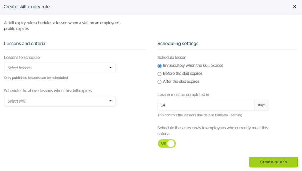 Lesson Scheduling – Damstra