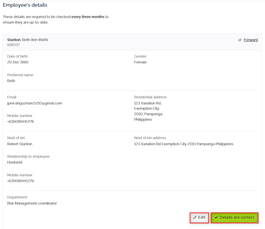 Workforce Management - Mobilise an Existing Employee – Damstra