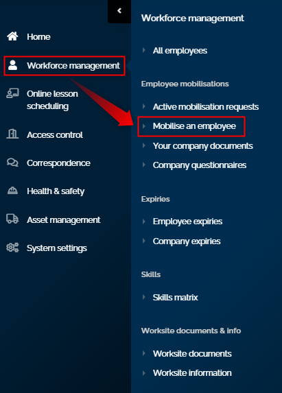 Workforce Management - Mobilise a New Employee – Damstra