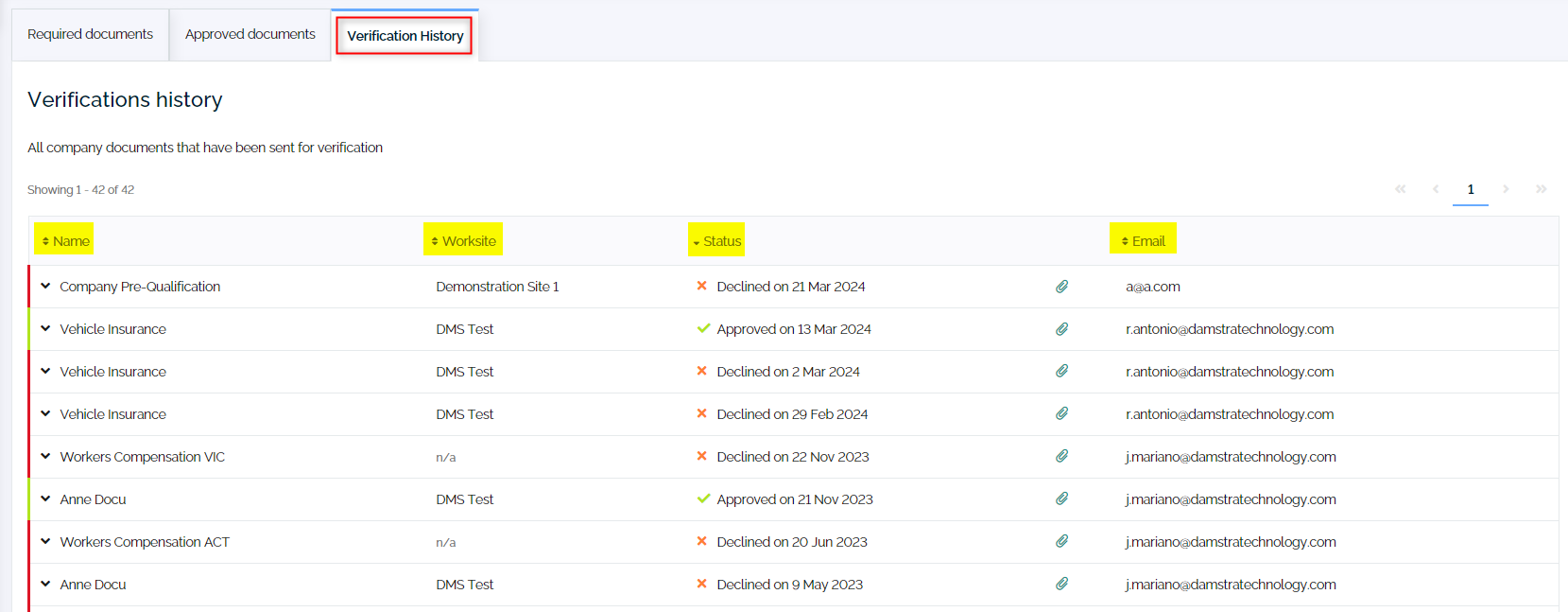 Workforce Management - Your Company Documents – Damstra