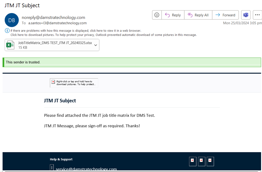Job Title Matrix - Scheduling – Damstra