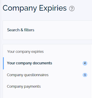 Employee & Company Expiries – Damstra