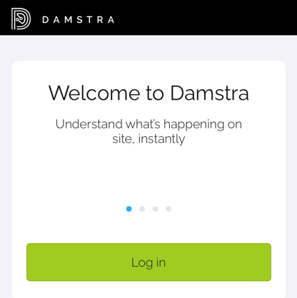 Mobile App - How to log in – Damstra
