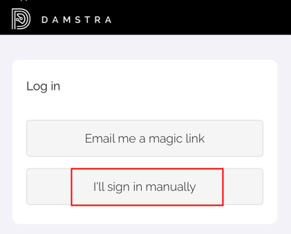 Mobile App - How to log in – Damstra