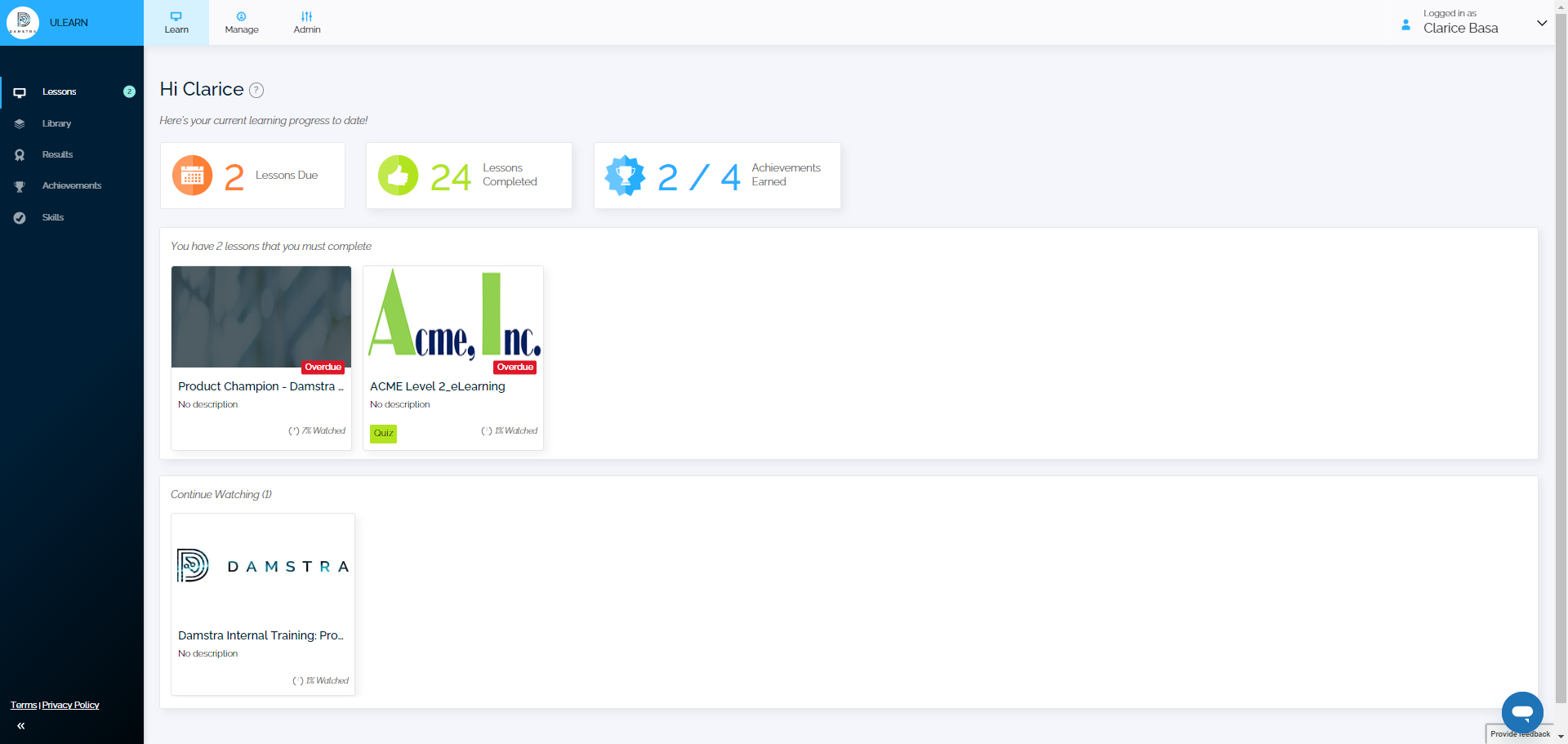 Watch Lessons – Damstra