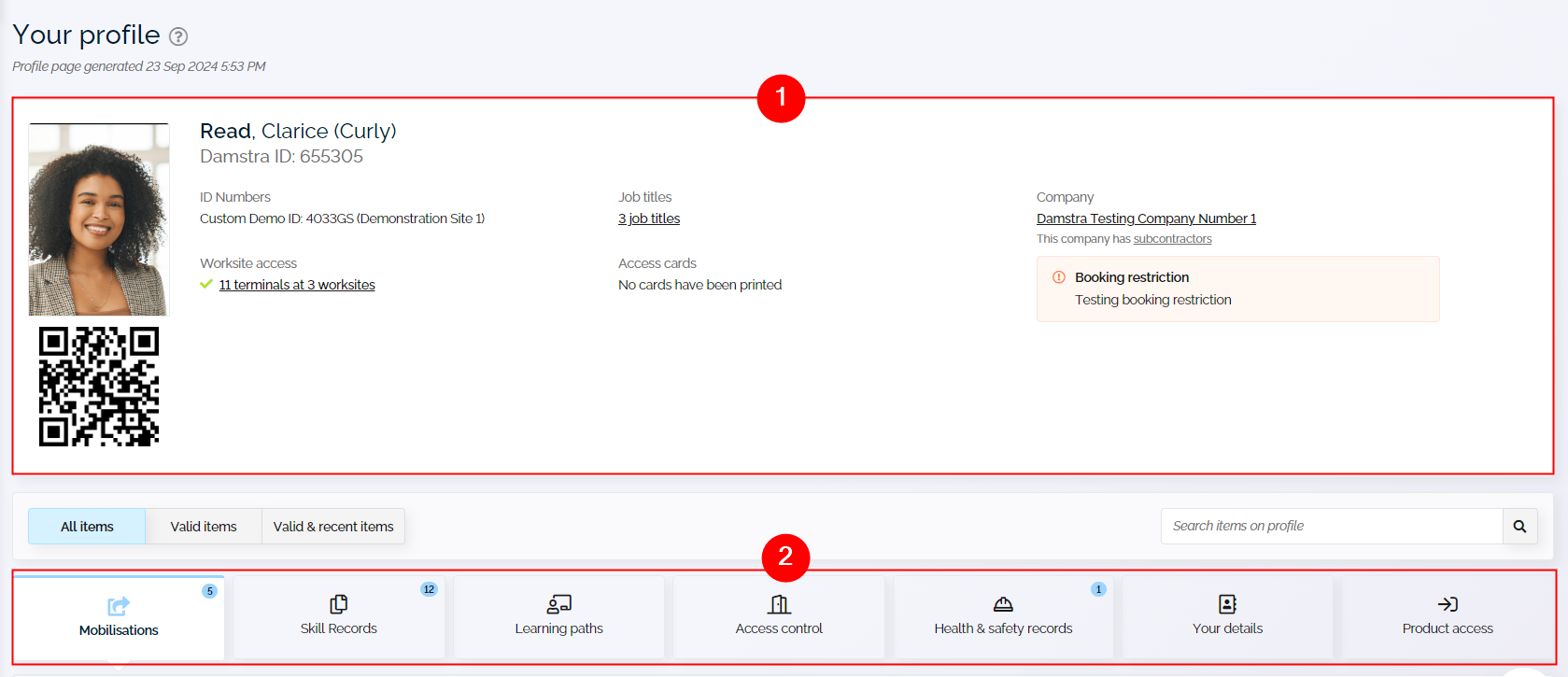 Employee Profile – Damstra