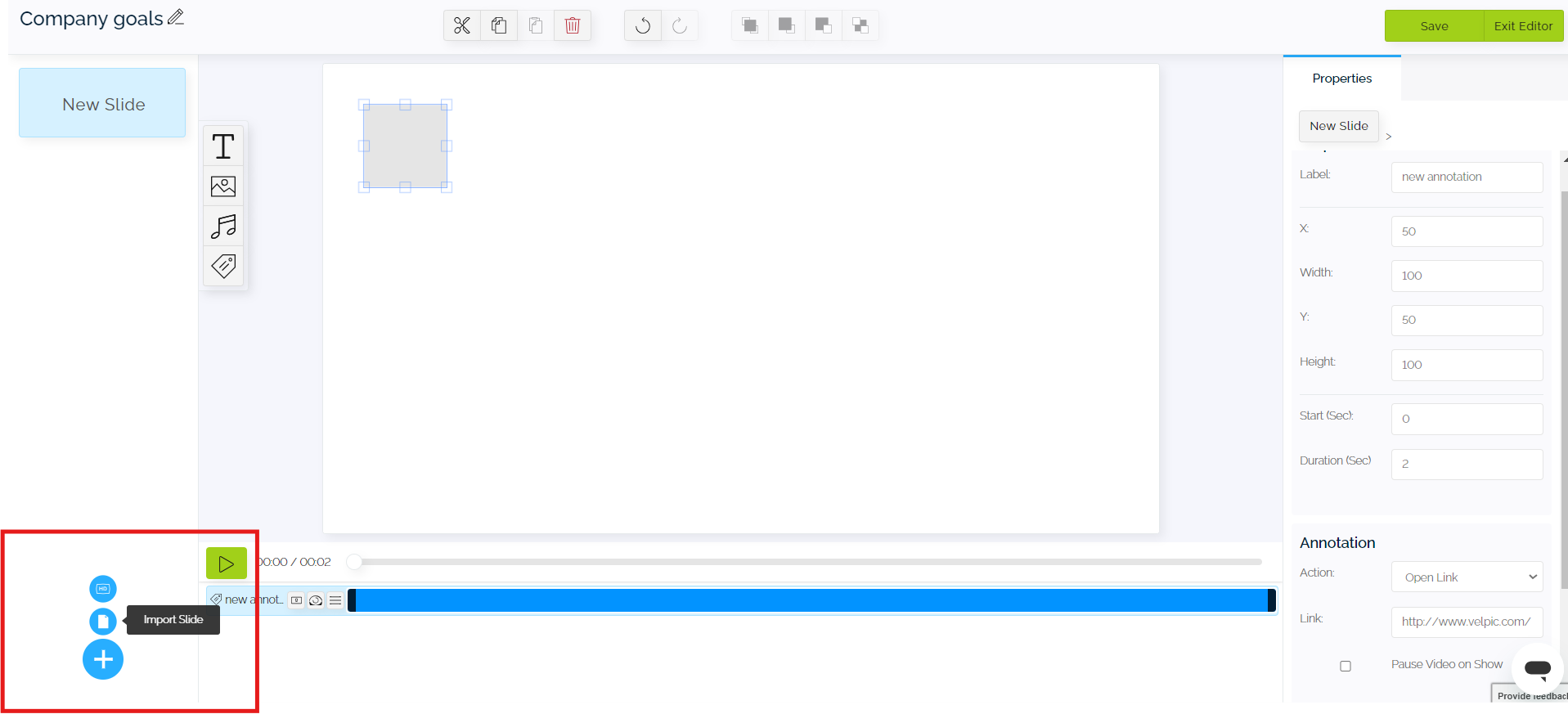Importing slides and videos to a Damstra Learning Module Editor – Damstra