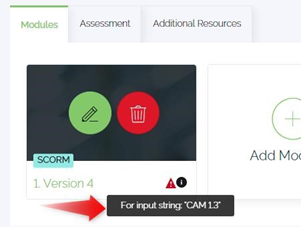 How to resolve "For input string: CAM 1.3" error when uploading SCORM ...