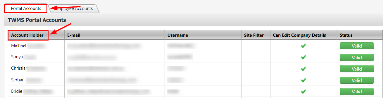 Adding Account Holder – Damstra