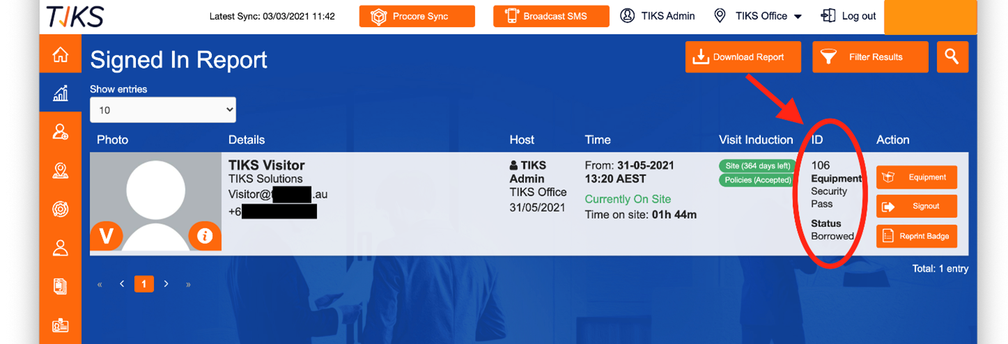 How does a user borrow and return equipment? – Damstra