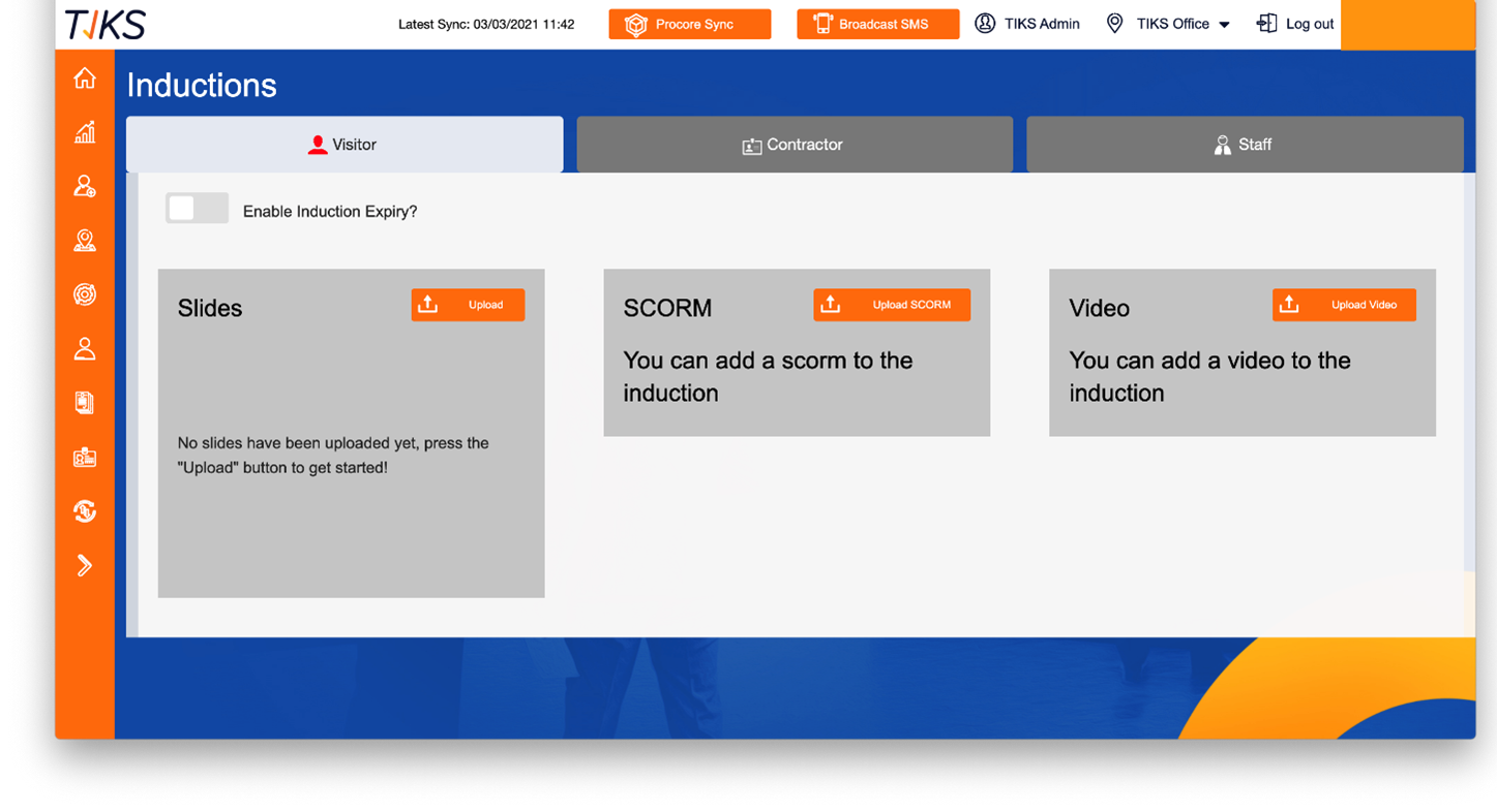 How do I add or edit an induction for a site? – Damstra