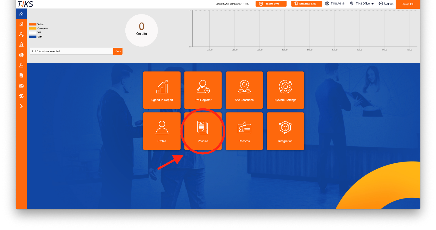 What is the Policies features? – Damstra