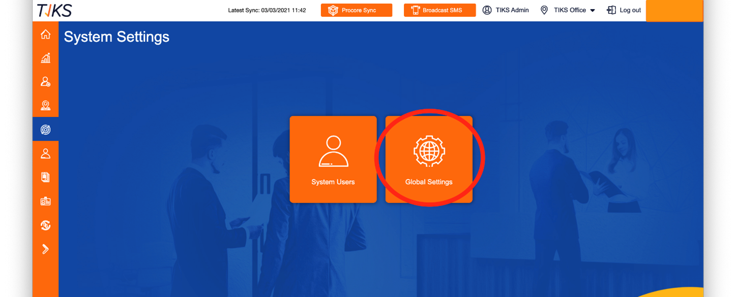 What does the “Global Settings” tile do? – Damstra