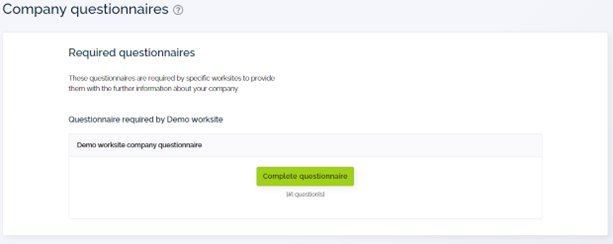 Workforce Management - Company Questionnaires – Damstra