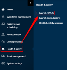 Launch Safe Work Method Statement (SWMS) – Damstra