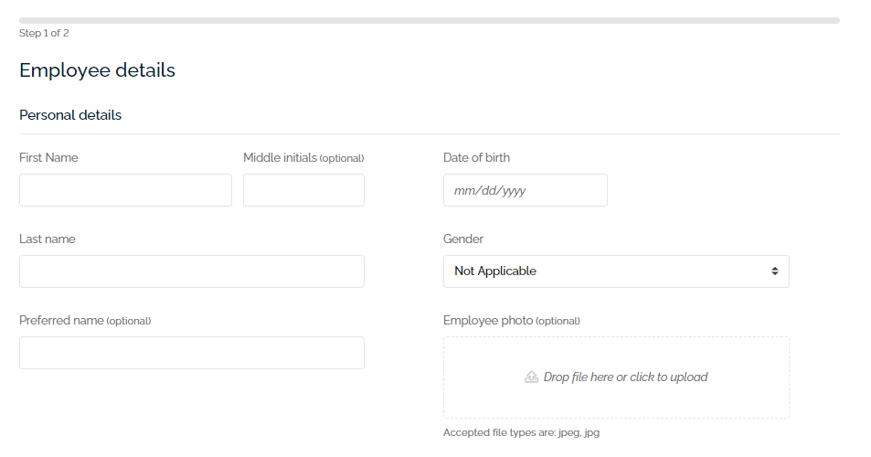 Add New Employees - Permanents – Damstra