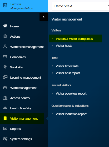 Visitor Management – Damstra