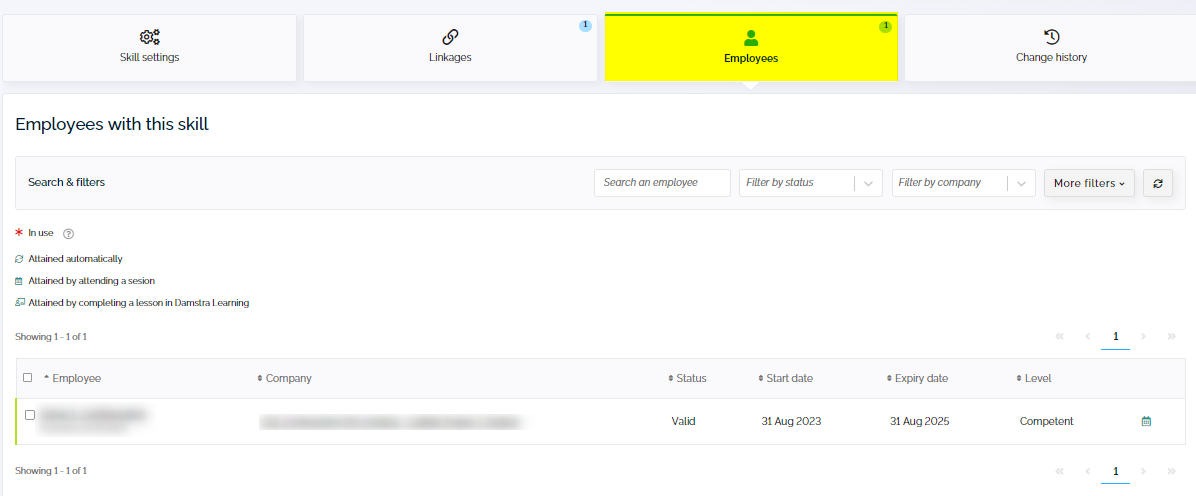 Self-configure Skills – Damstra