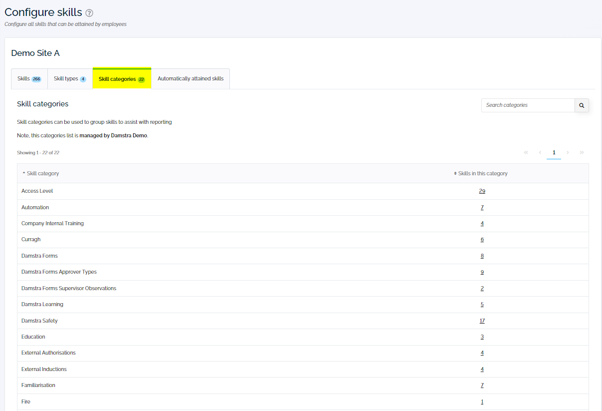 Self-configure Skills – Damstra