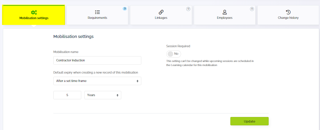 Self-configure Mobilisations – Damstra