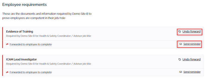 Mobilise an Employee - Forwarding to Employees – Damstra