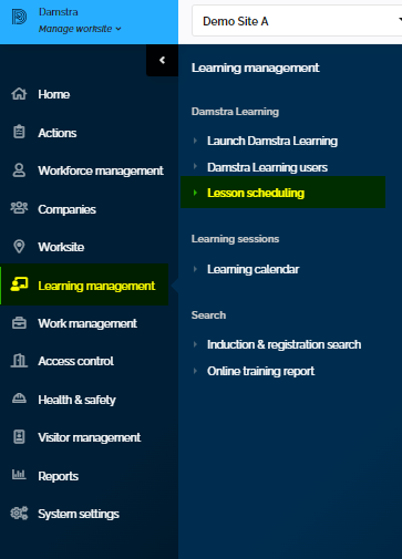 Lesson Scheduling – Damstra
