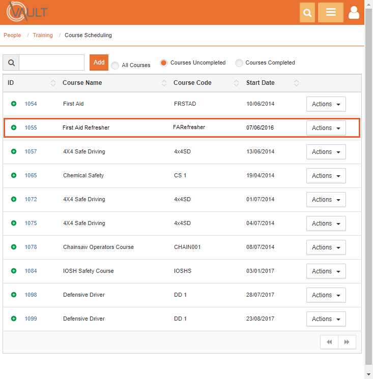 Creating and using refresher courses – Damstra