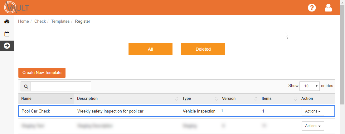 Creating Check Templates - Check Web Portal – Damstra