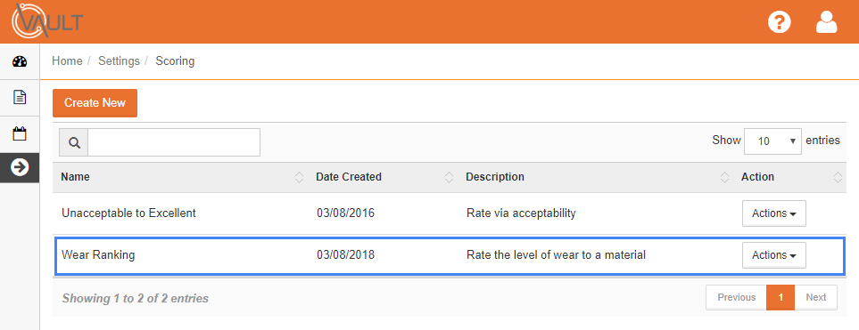 Setting up a Scoring System - Check Web Portal – Damstra