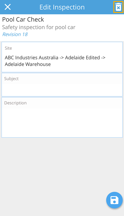 Completing an Ad-hoc Check - Check Mobile App – Damstra
