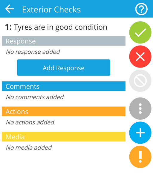 Completing a Planned Check - Check Mobile App – Damstra