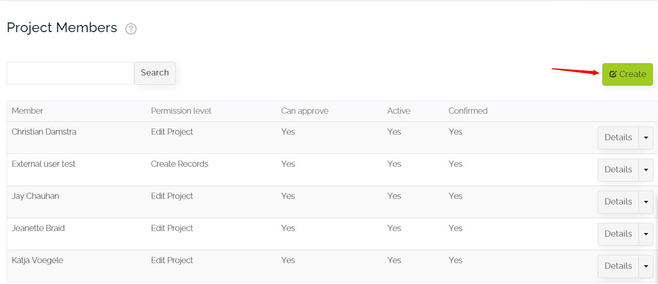 Project Administration - Project members – Damstra