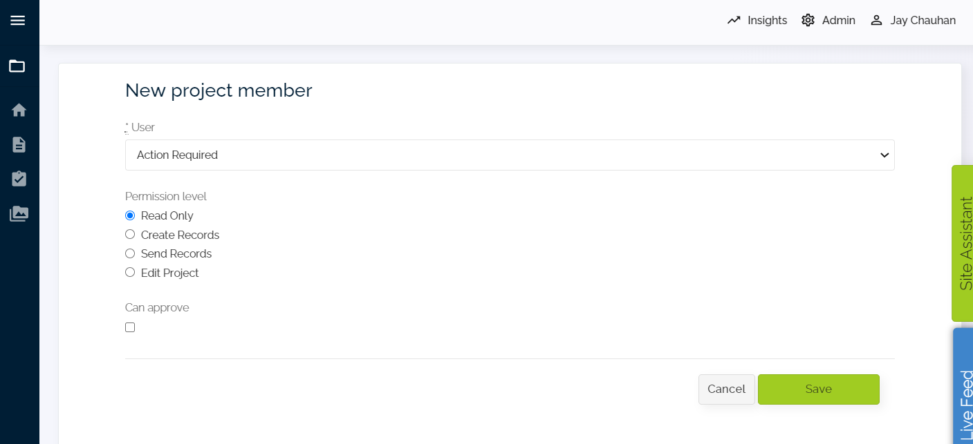 Project Administration - Project members – Damstra