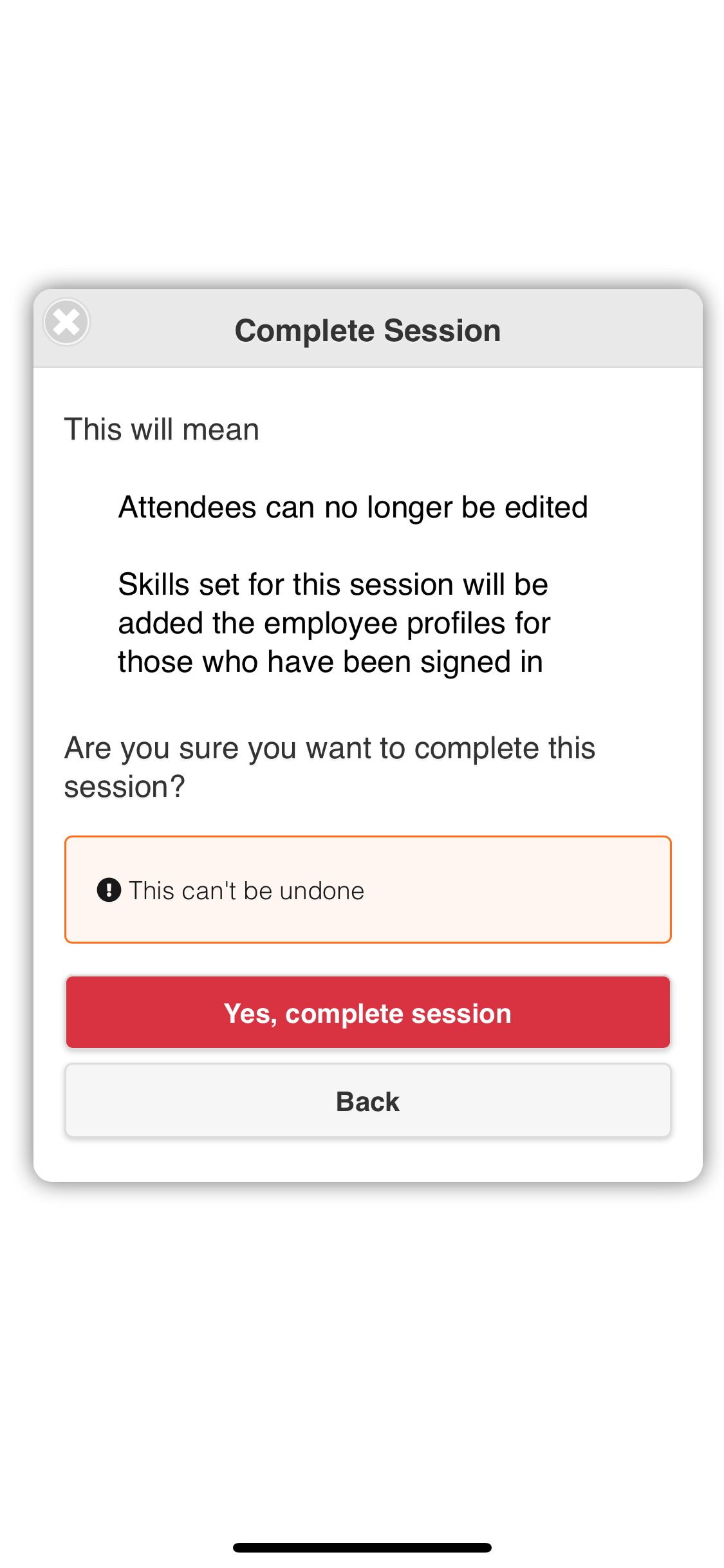 Managing health and safety sessions in TWMS mobile app – Damstra