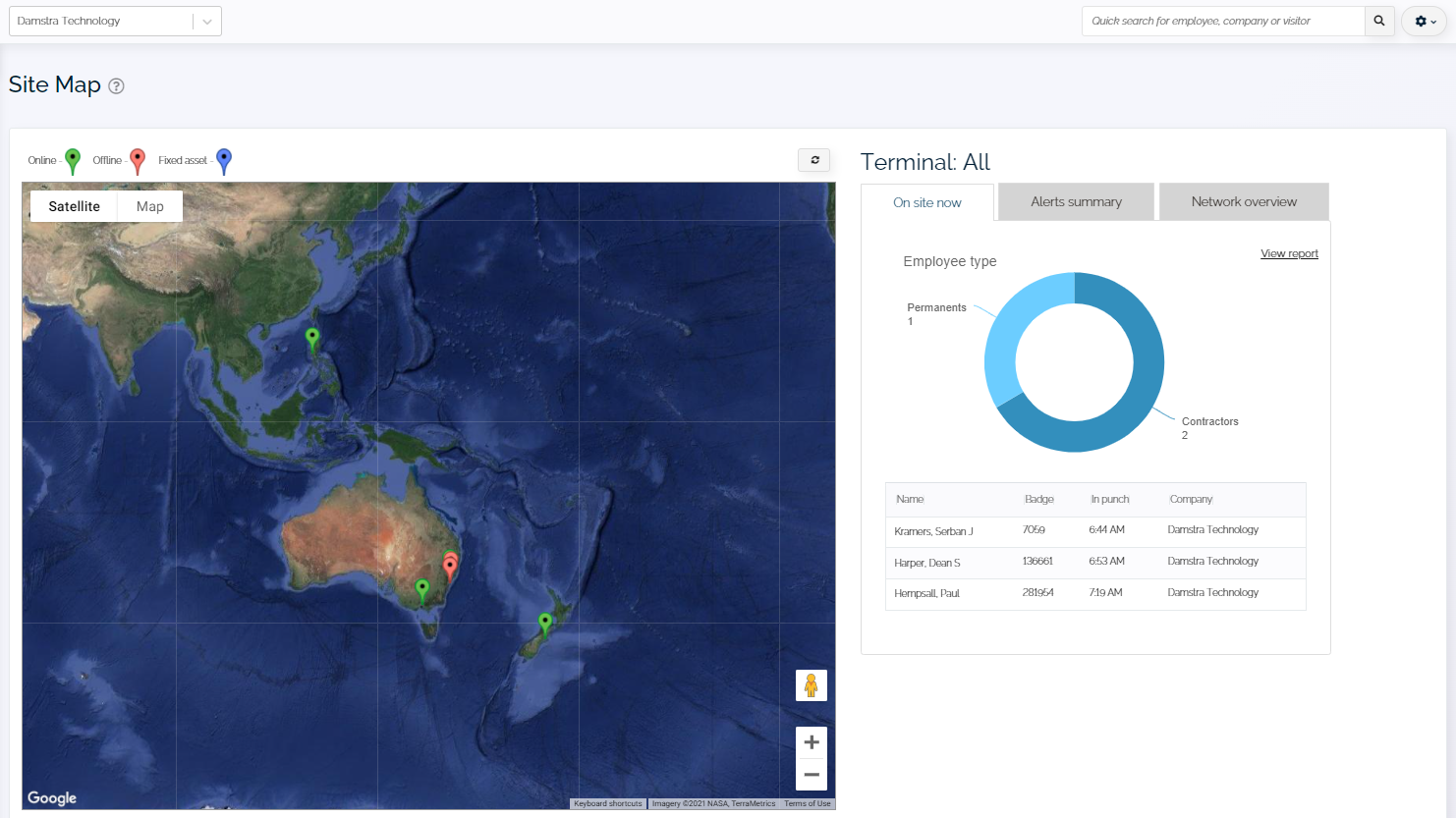 Site Map – Damstra