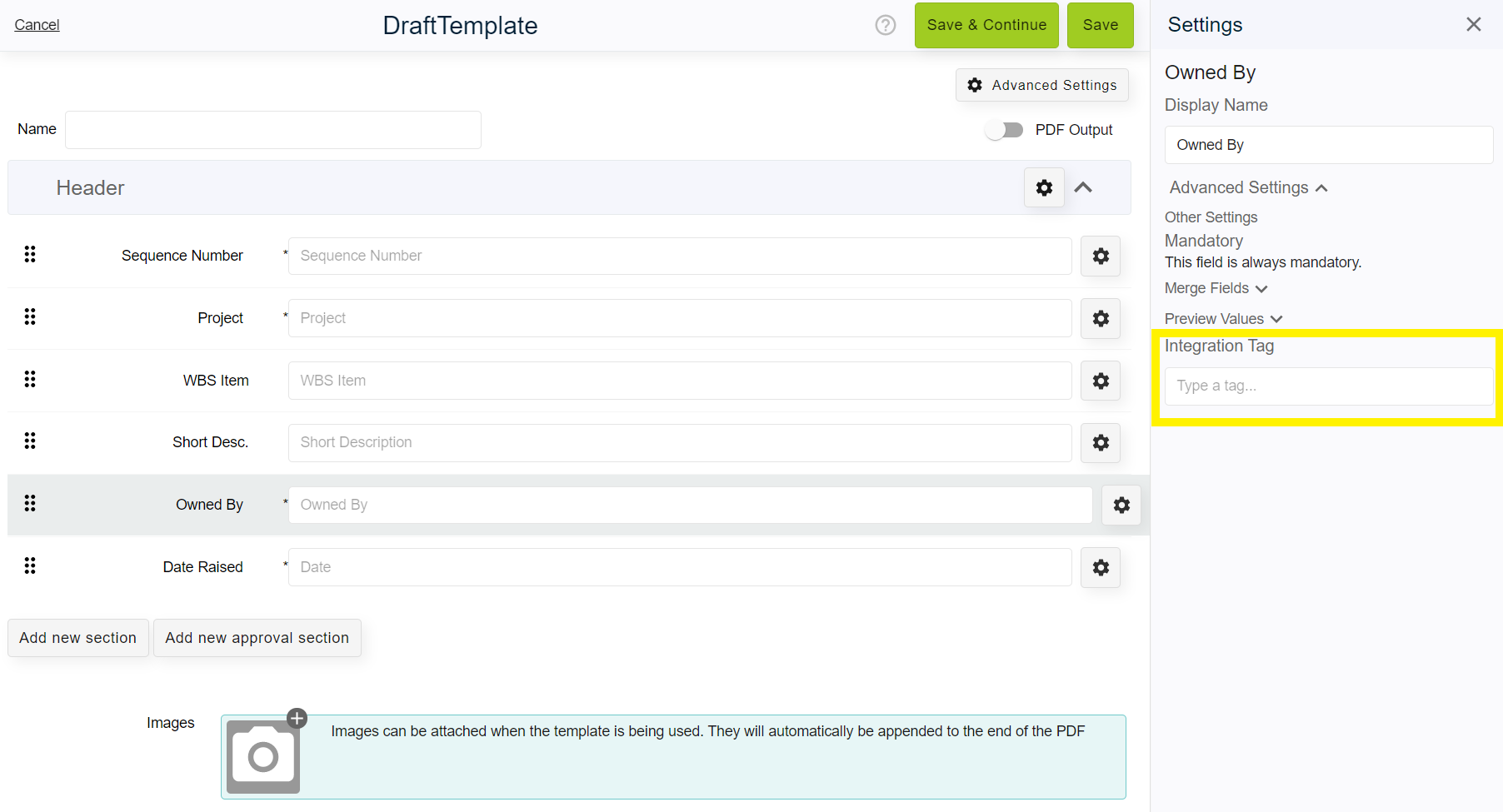 Use integration tags to exchange data with other Damstra product modules – Damstra