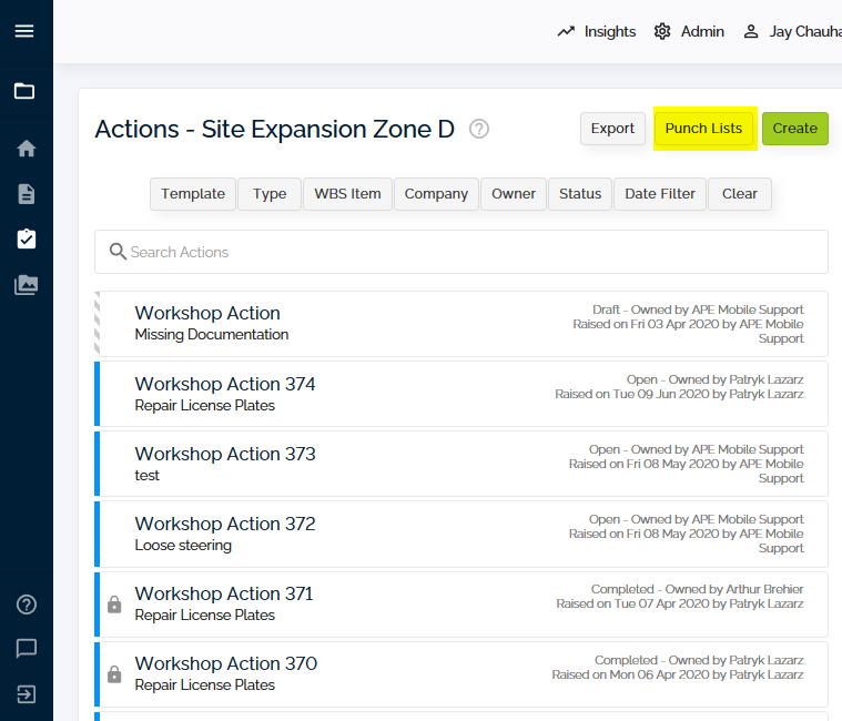 Where have Memos and Punch Lists gone? – Damstra