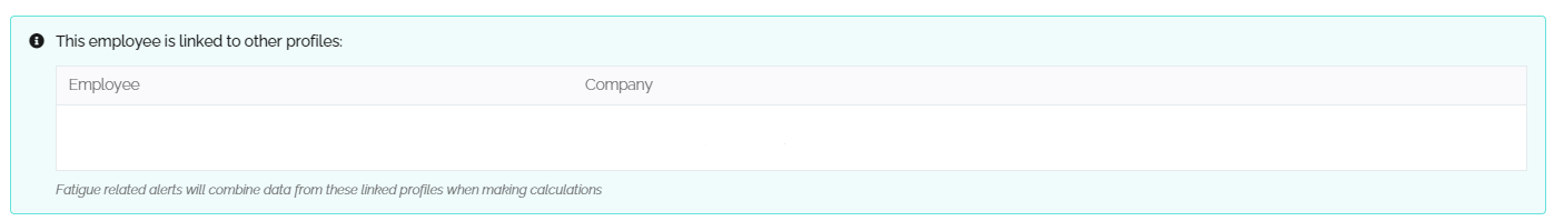 Employee profile top summary – Damstra