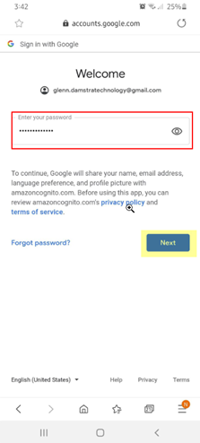 TWMS Mobile SSO Login feature – Damstra