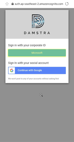 TWMS Mobile SSO Login feature – Damstra