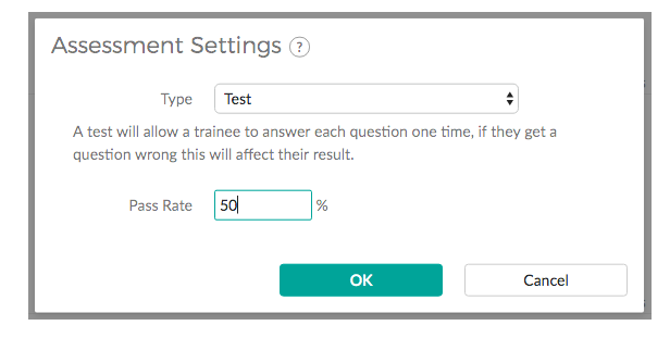 Assessments Settings – Damstra