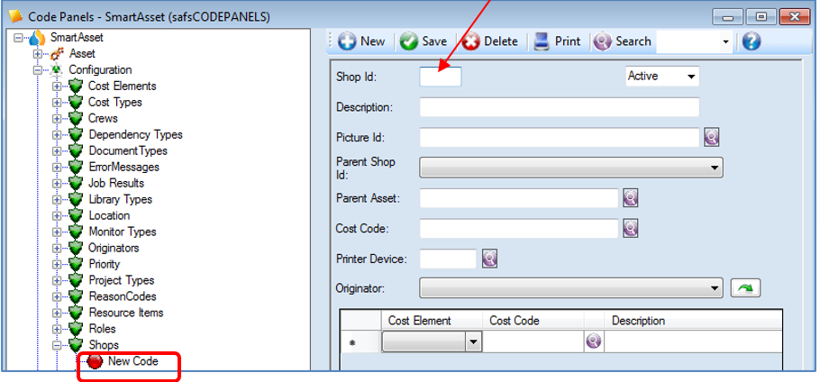Code Tables - Configuration – Damstra