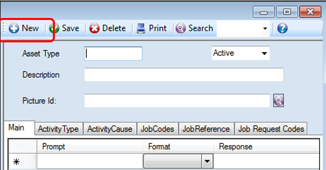 Code tables - Asset – Damstra