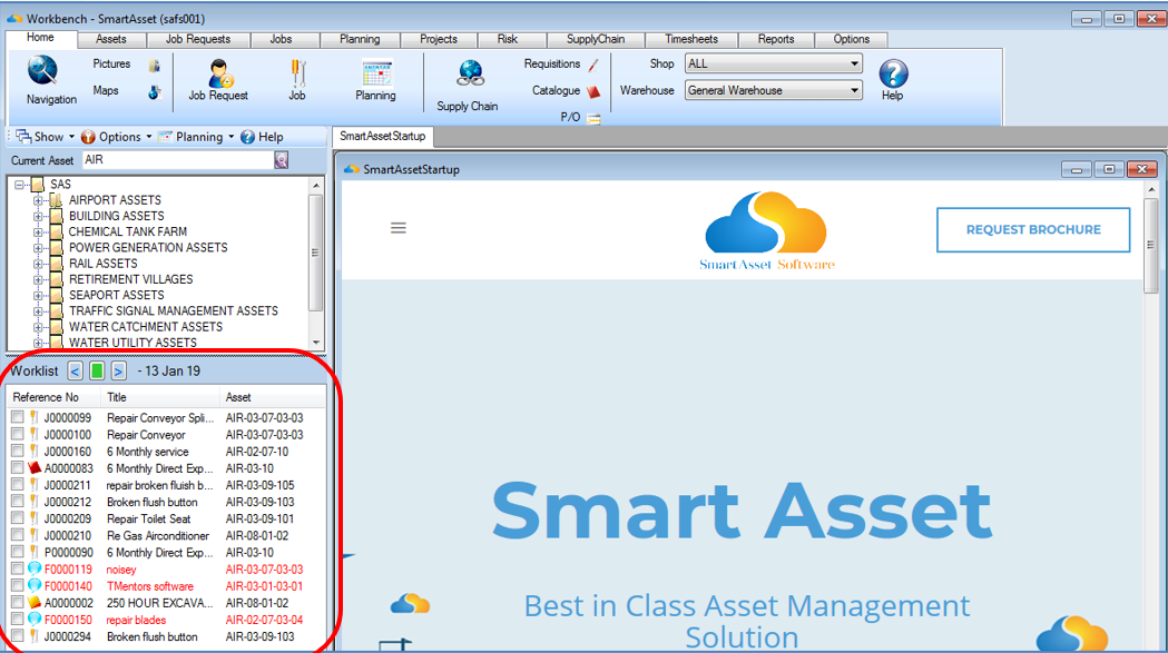 Worklist – Damstra