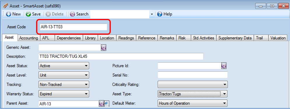 Creating multiple new assets – Damstra