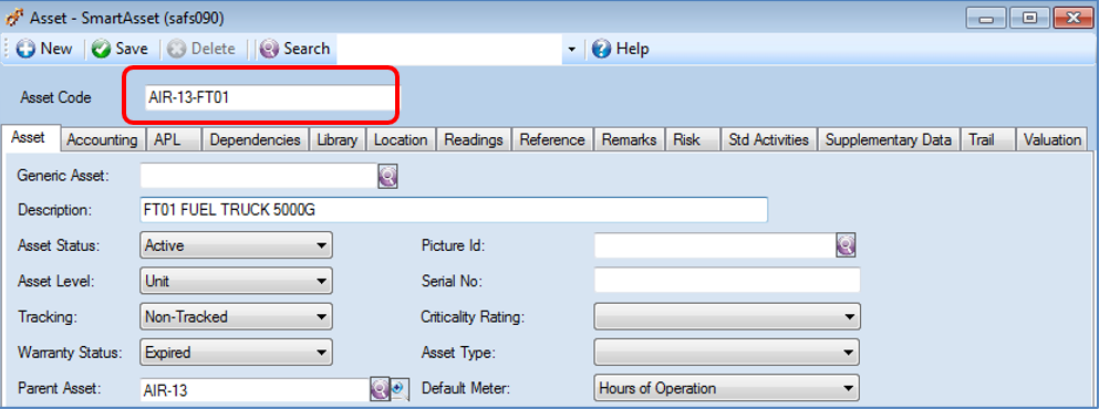 Creating multiple new assets – Damstra