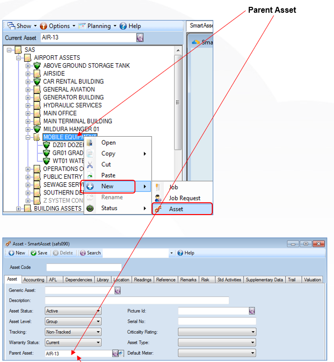 Creating multiple new assets – Damstra