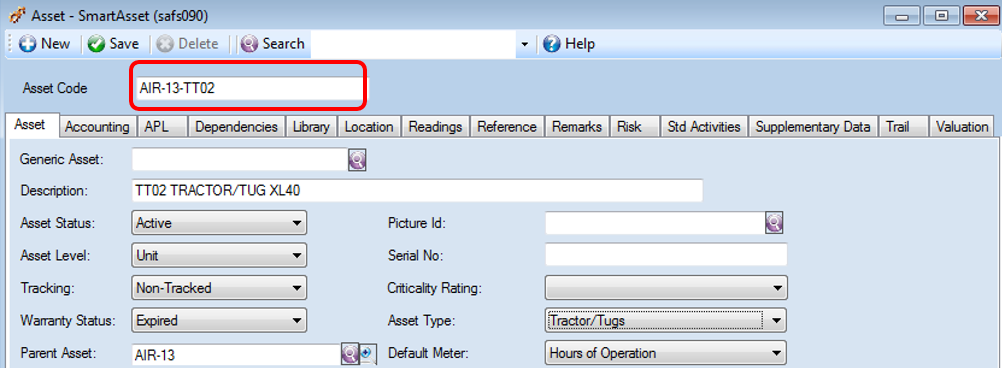 Creating multiple new assets – Damstra