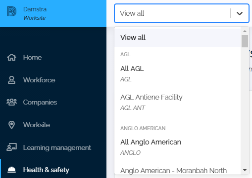 Accessing Damstra Safety – Damstra