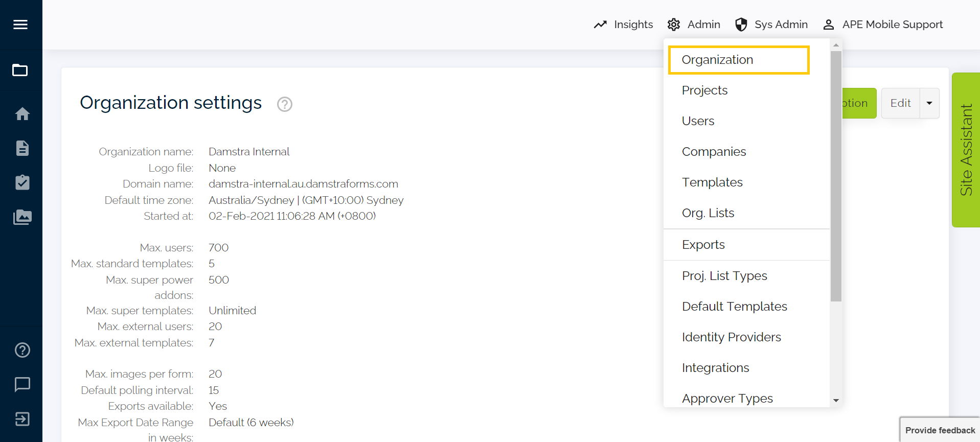 Mandatory Rejection Comments Feature Flag – Damstra